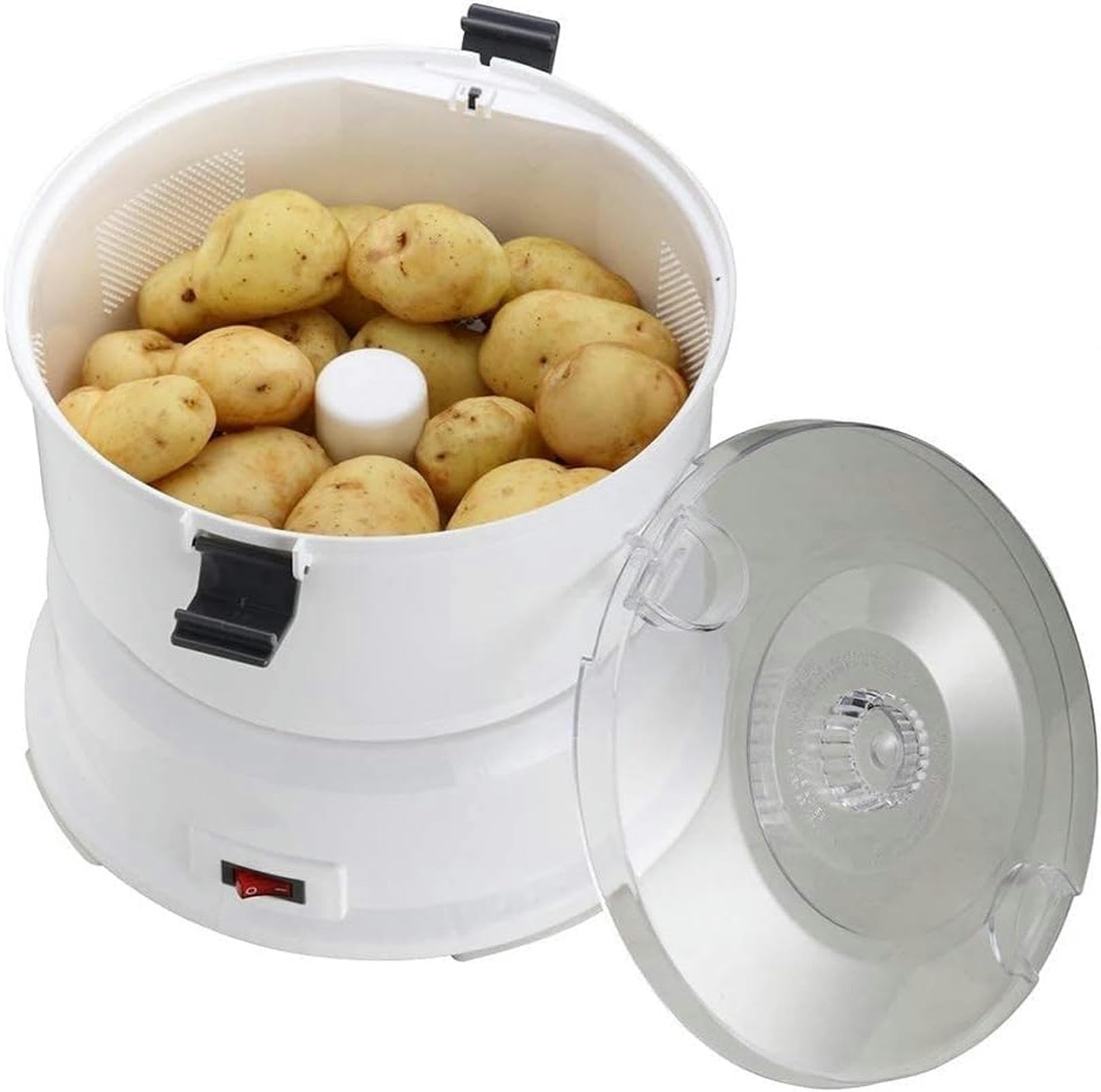 KSWBD Electric Potato Peeler Machine,Electric Slicers,Potato Rumbler ...
