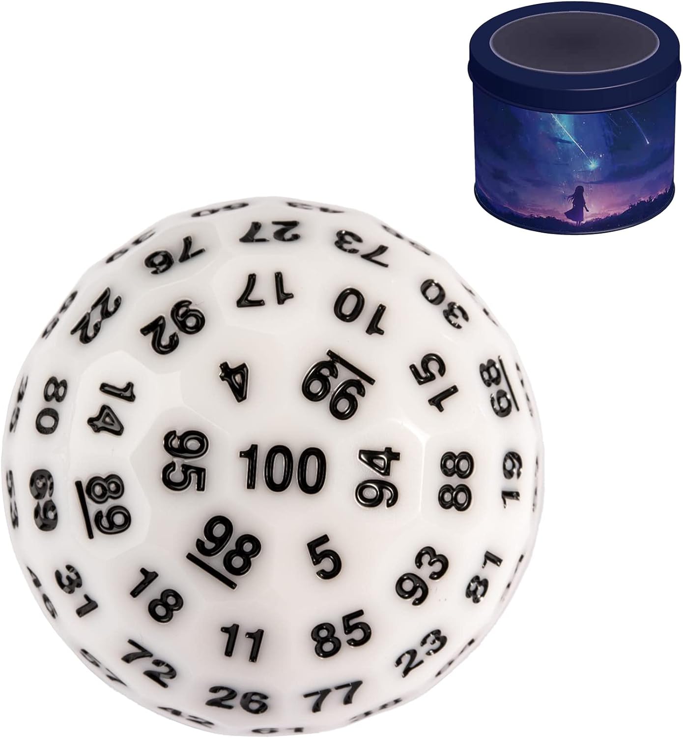 Amazon.com: Poludie Upgraded D100 Dice, Single 100 Sided Polyhedral ...