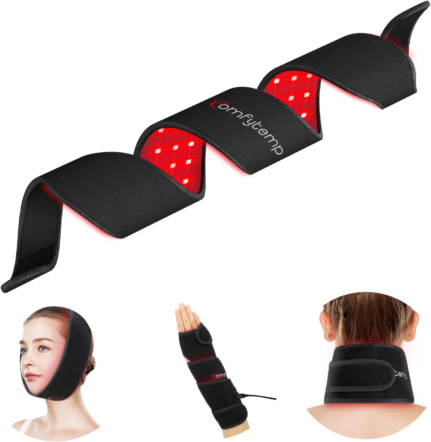 Amazon.com: Comfytemp Red Light Therapy Wrap for Body, 37'' Near ...
