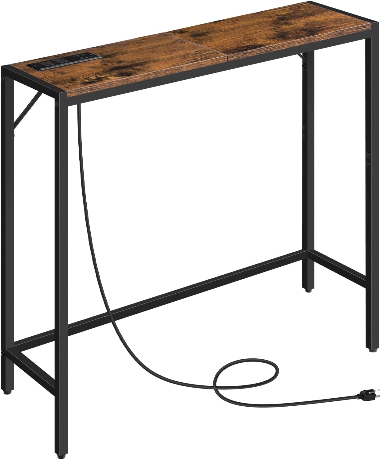 Amazon.com: MAHANCRIS Console Table with Power Station, 30.1” Entryway ...