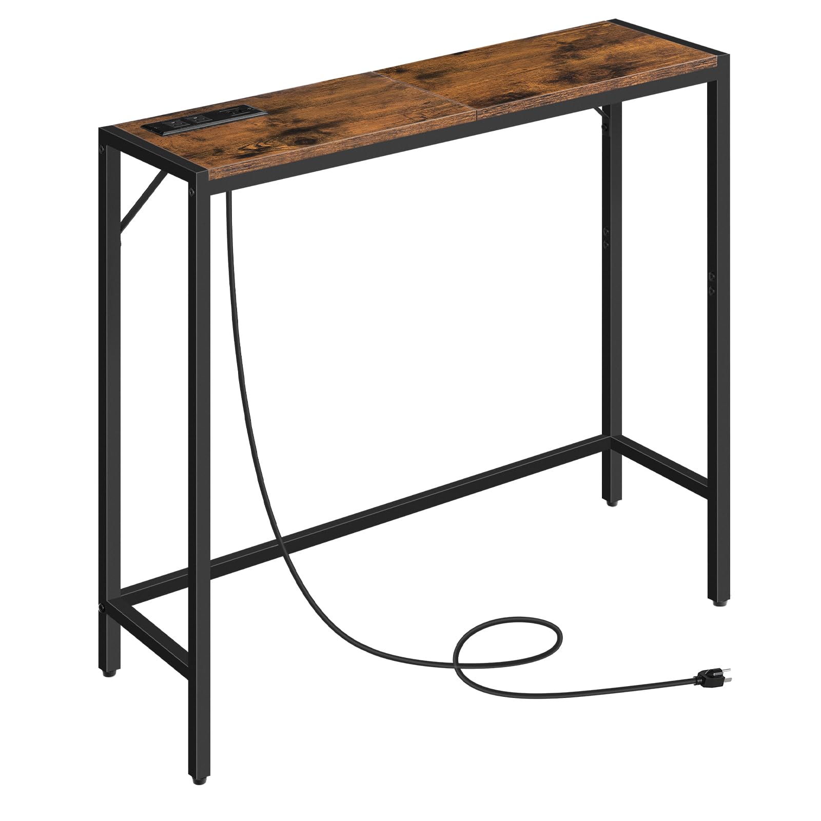 Amazon.com: MAHANCRIS Console Table with Power Station, 30.1” Entryway ...