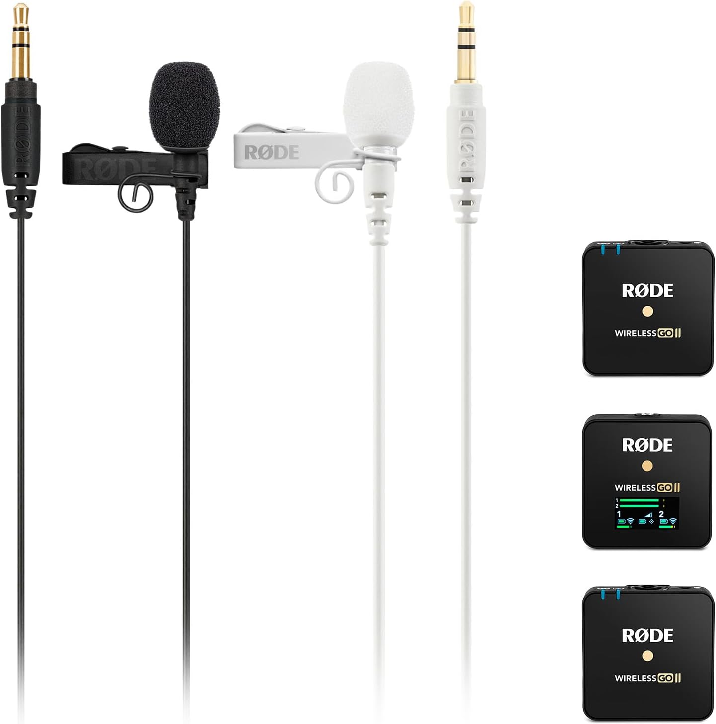 Amazon.com: RØDE Lavalier Wedding Pack - Two RØDE Lavalier GO ...