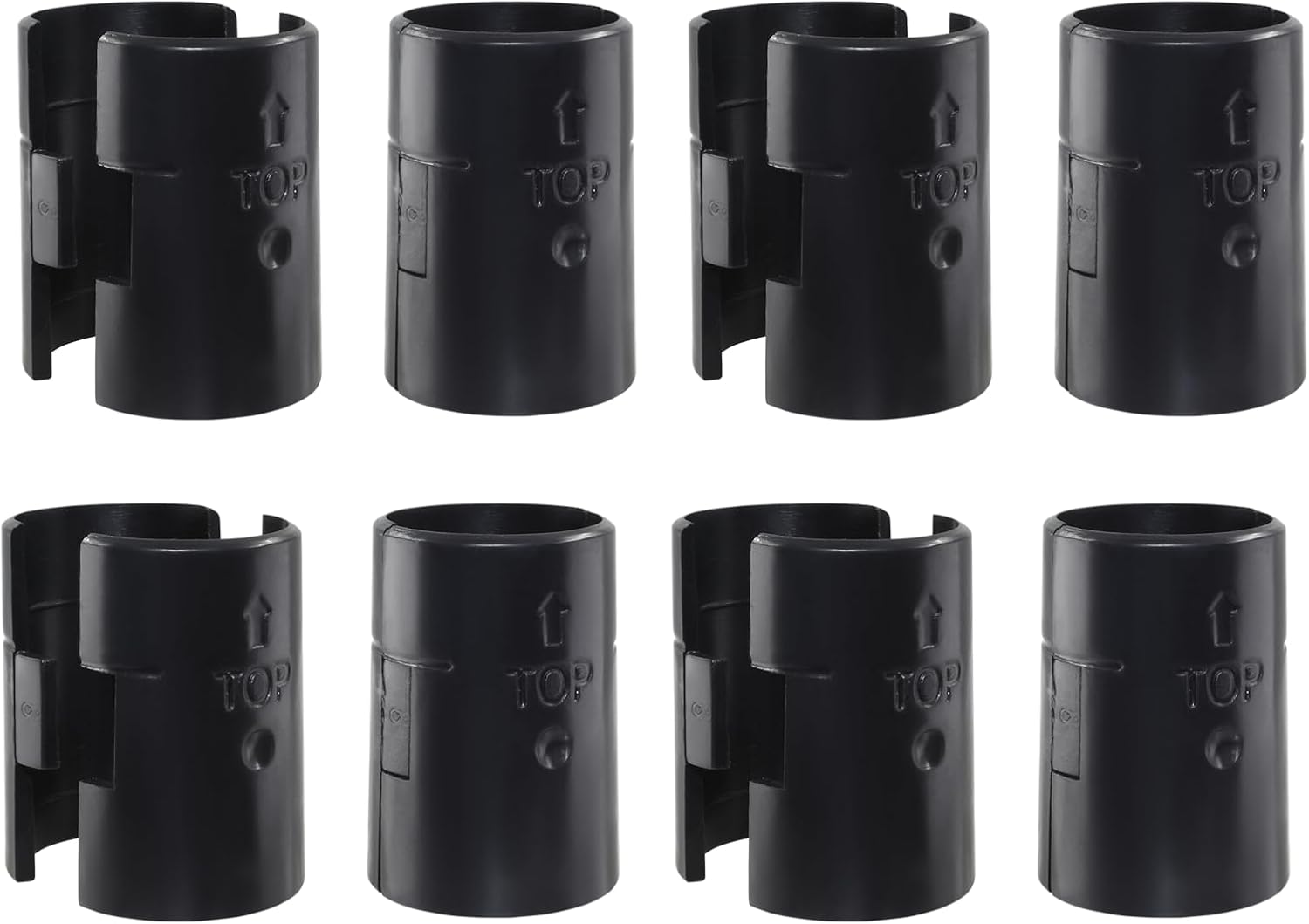 Hordion 24Pcs Wire Shelf Clips, Plastic Shelf Lock Clips for 1 Inch ...