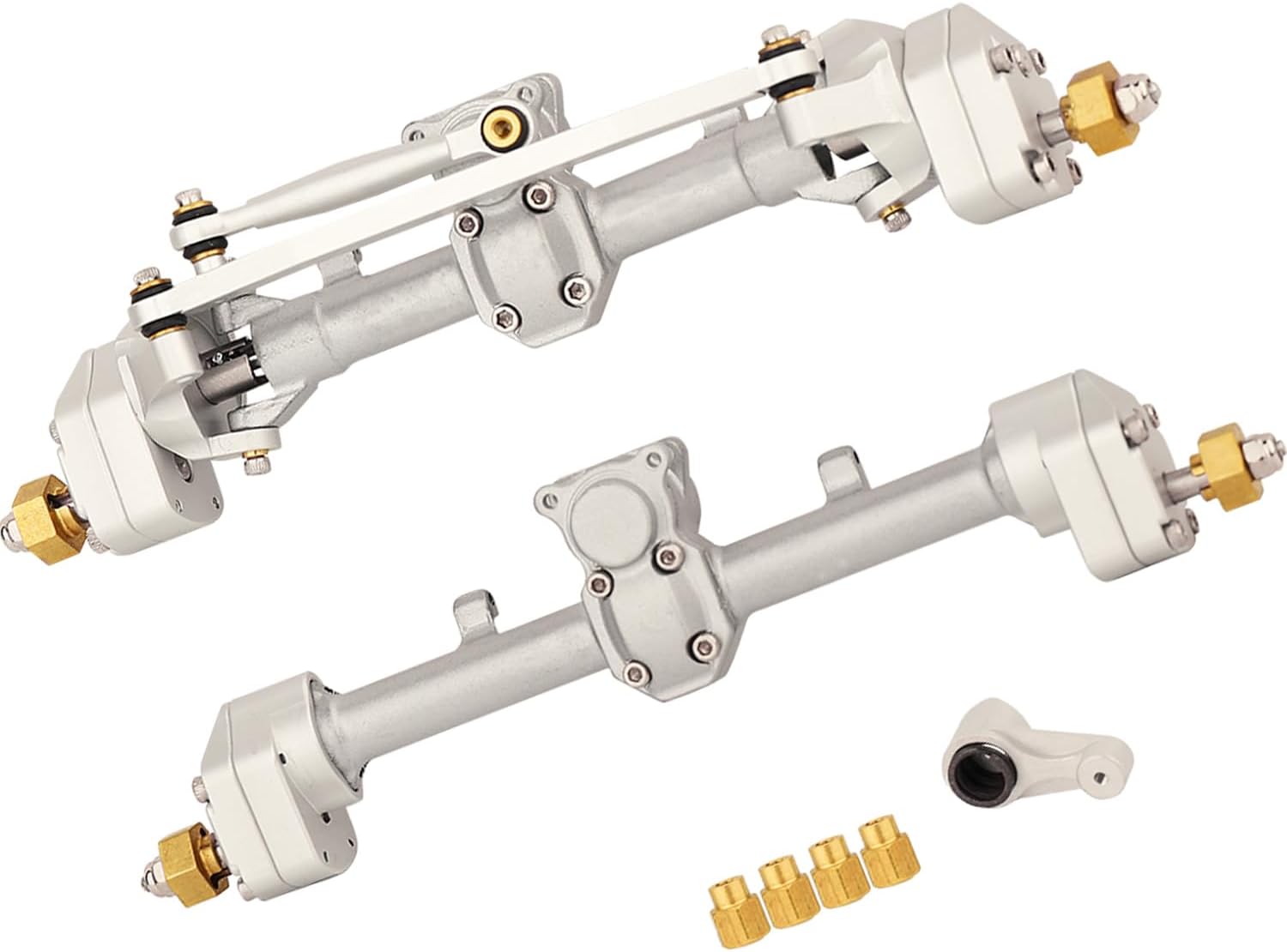 Amazon.com: ZXYRC SCX24 1/24 Metal Door Bridge Portal Axles SCX24 Jeep ...