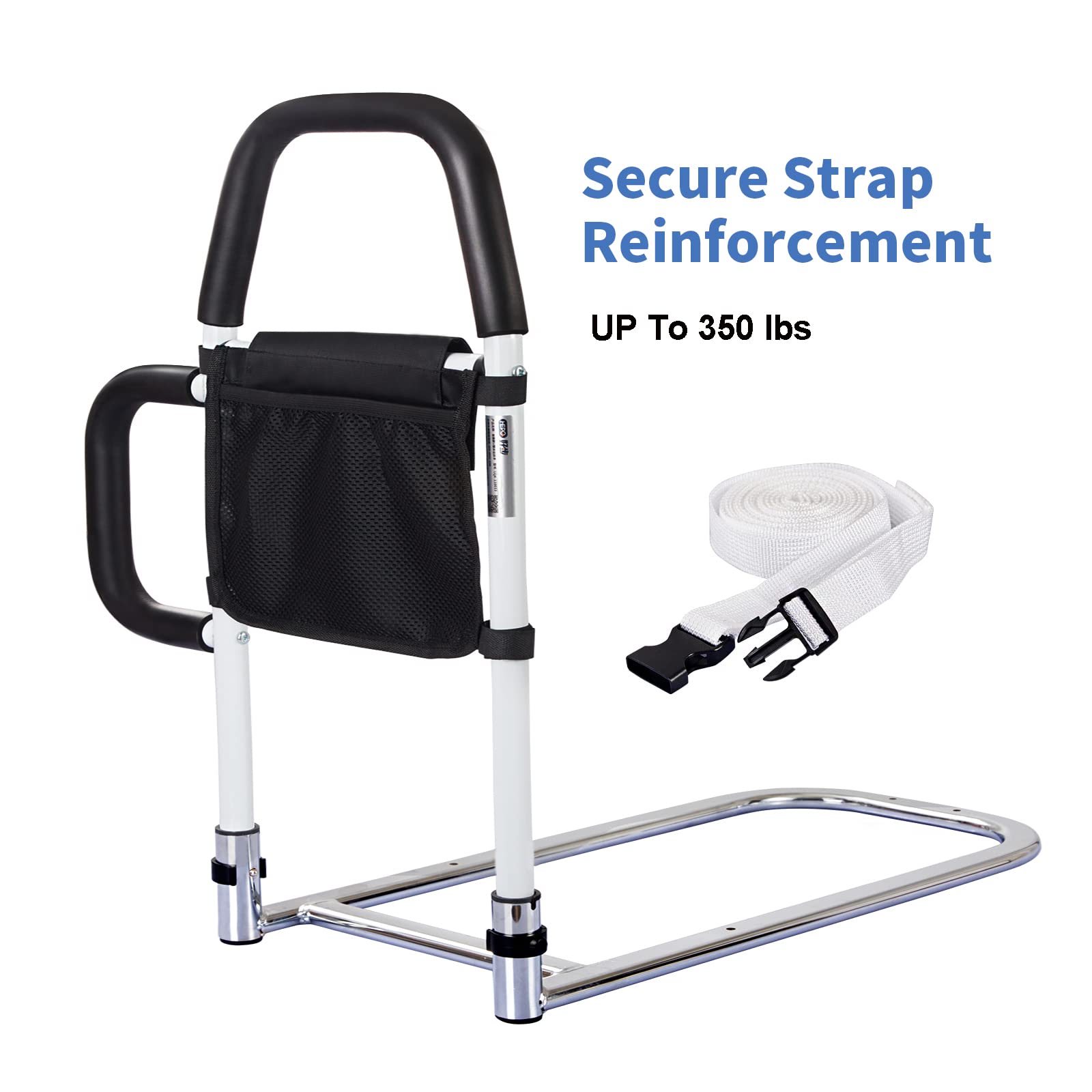 LEACHOI Bed Rail - Compact Assist Rail for Elderly Seniors, Handicap ...