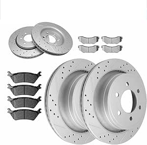 Amazon.com: YXPCARS Brakes Rotors Brake Pads for INFINITI EX35,EX37,G25,G35,G37,M35,M45,Q40,QX50 ...