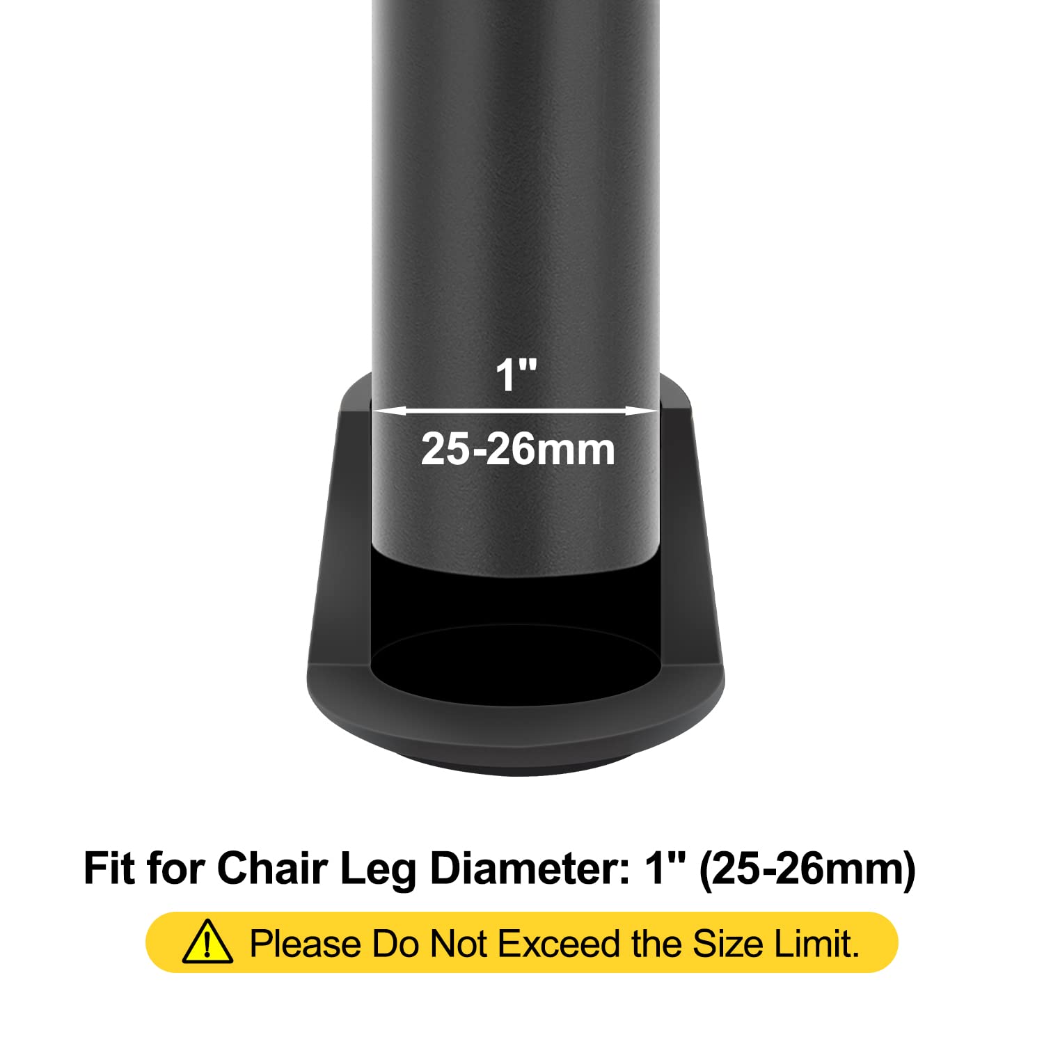 Snapklik.com : Chair Leg Protectors, Non-Slip Rubber Chair Leg Caps 1 ...