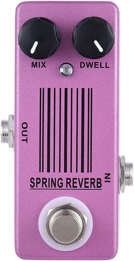 Amazon.com: Spring Reverb Mini Guitar Effect Pedal True Bypass ...