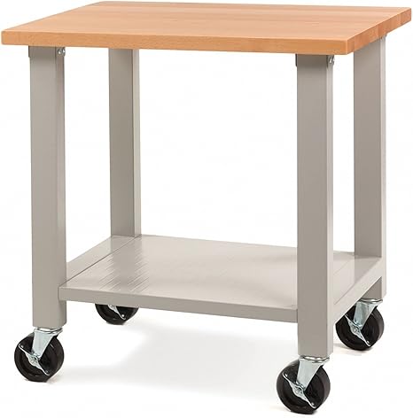 Amazon.com: Seville Classics Table Mobile Heavy-Duty Workstation ...