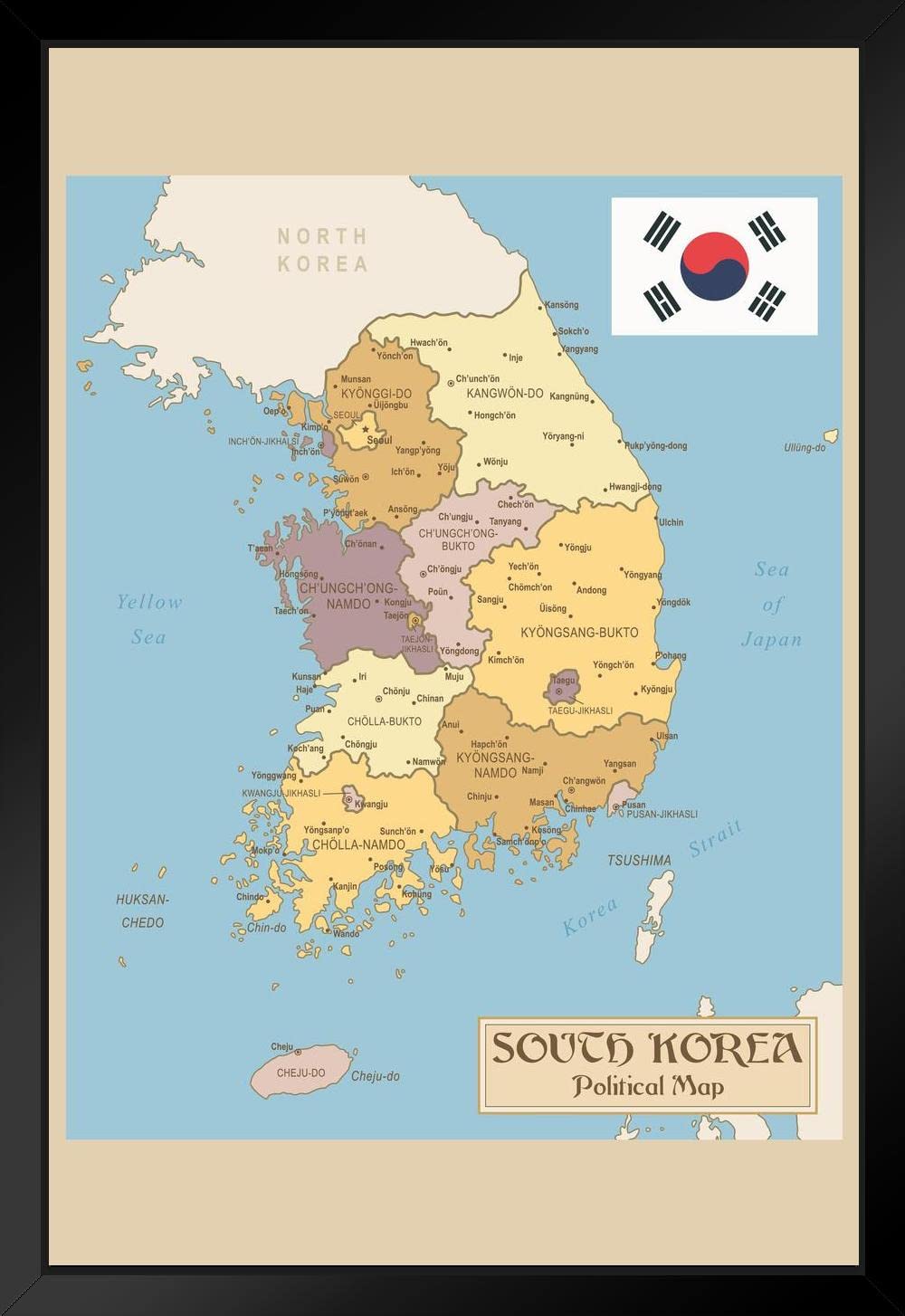 Korea Political Map Political Map Of Korean And Japanese Region South