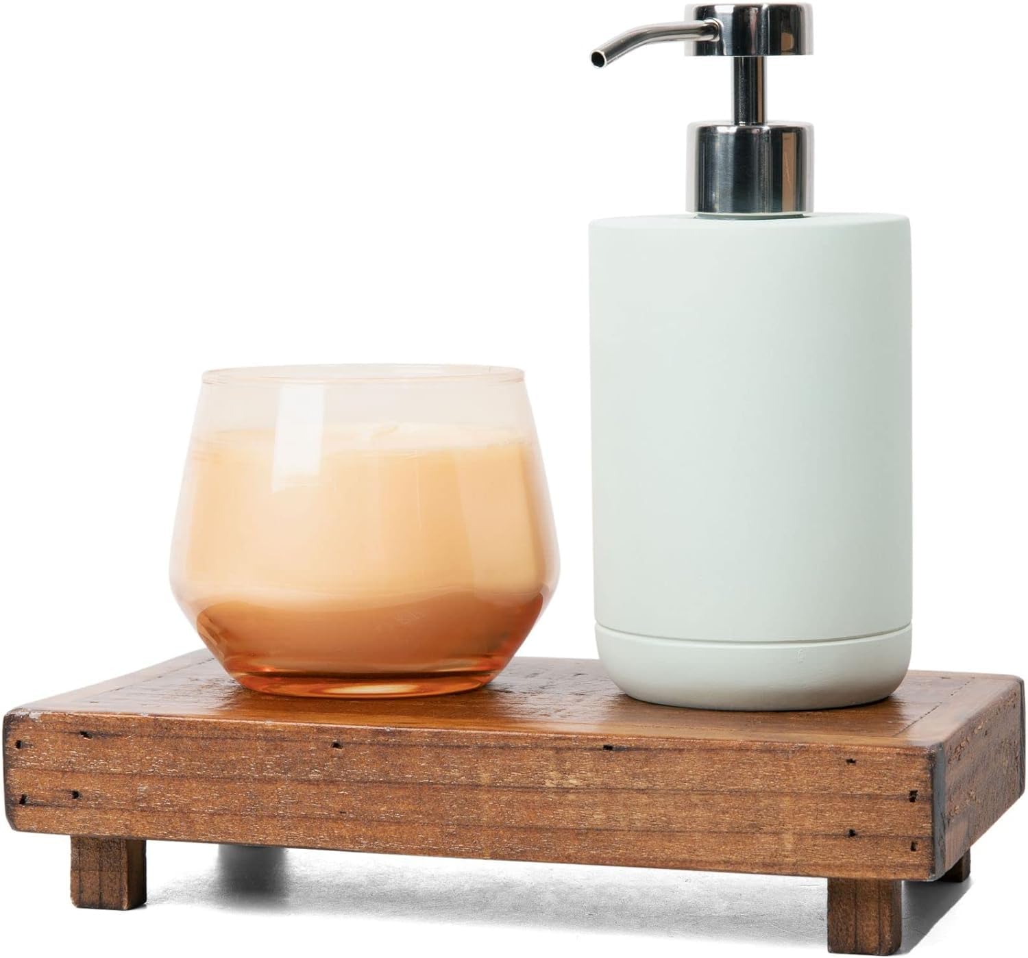 Pinvinc Solid Sheesham Wooden Riser for Bathroom Sink Decor & Kitchen ...
