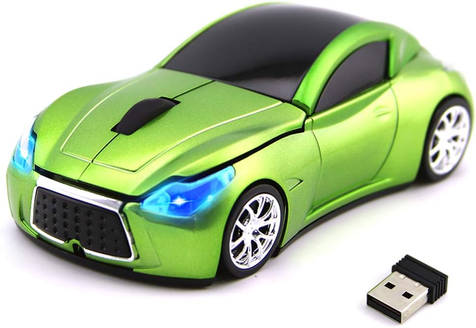 Amazon.com: FIRSTMEMORY Wireless Car Mouse 2.4GHz Sport Race Car Shape ...