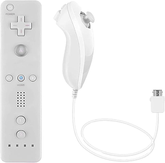 Lactivx Wii Controller, Wii Remote Controller and Nunchuck 2 Pack ...