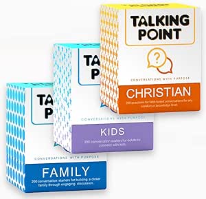 Amazon.com: TALKING POINT CARDS Big Questions Bundle (Kids): 600 ...