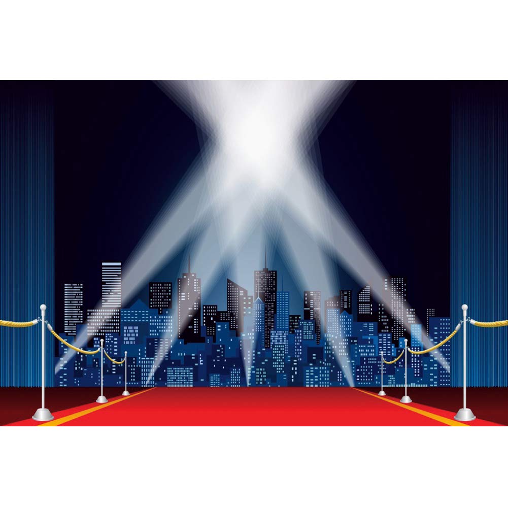 Hollywood Spotlights Background