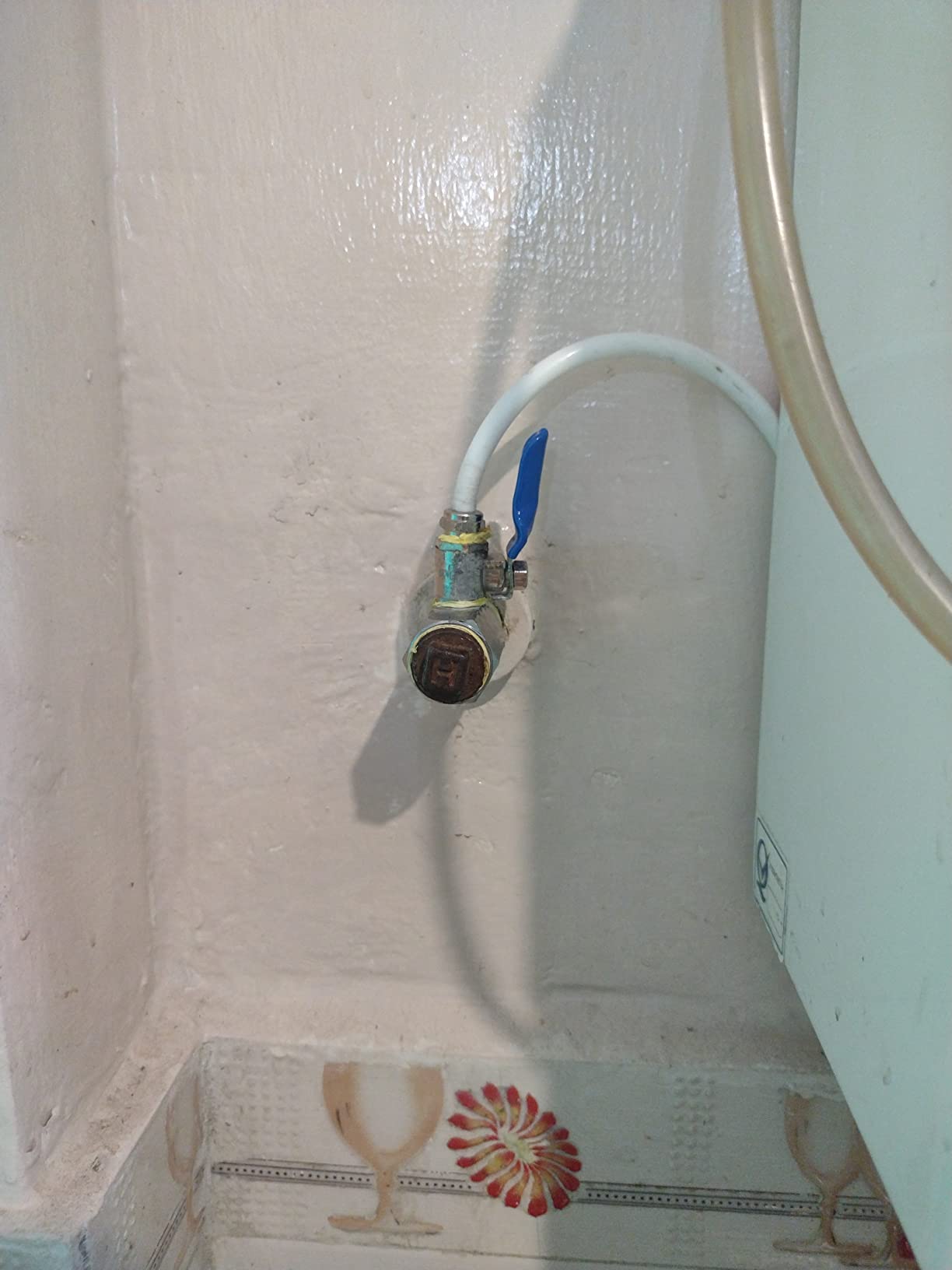 IONIX Brass inlet valve for Ro water purifier with Brass Nipple ...