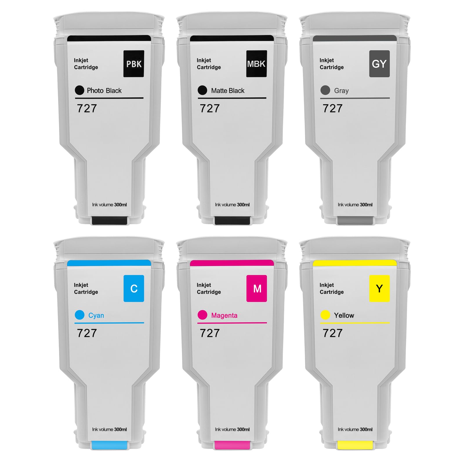 Amazon.com: 727XL Ink Cartridges Replacement for HP 727 C1Q12A F9J79A ...