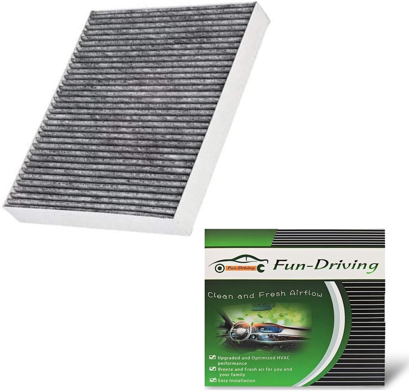 Amazon.com: FUN-DRIVING FD966 Cabin Air Filter,Replacement for CP966 ...