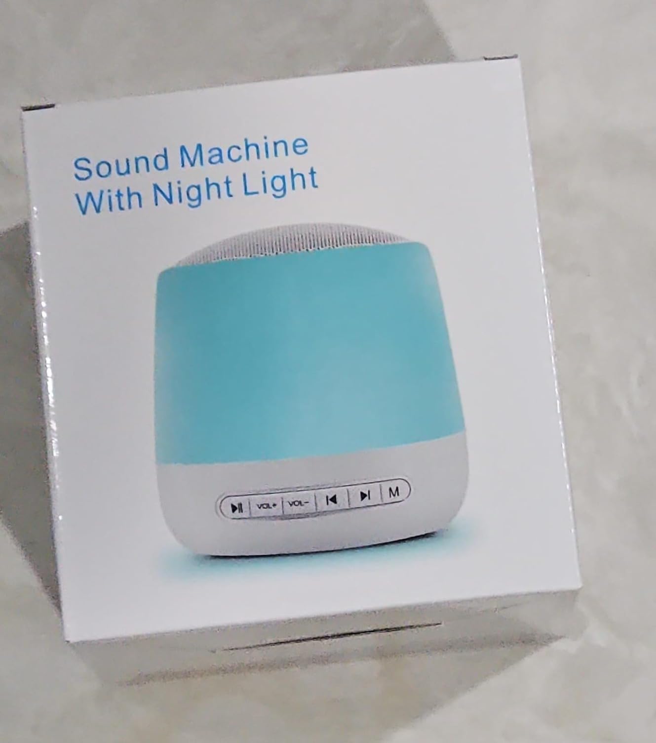 Baby Sound Machine with Night Light, White Noise Machine for Kids and ...