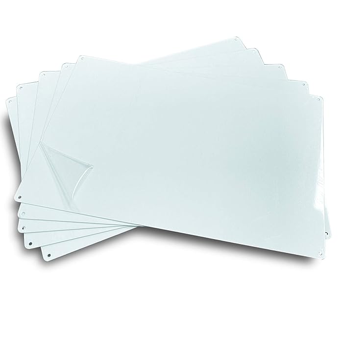 Buy Ebamaz 200X300X0.65mm Aluminum Metal Signs Sublimation Blanks 7 ...