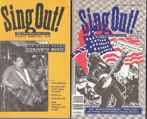 SING OUT! VOLUME 36 #1 (Spring 1991) & #3 (Nov/Dec. 1992): Mark D. Moss ...