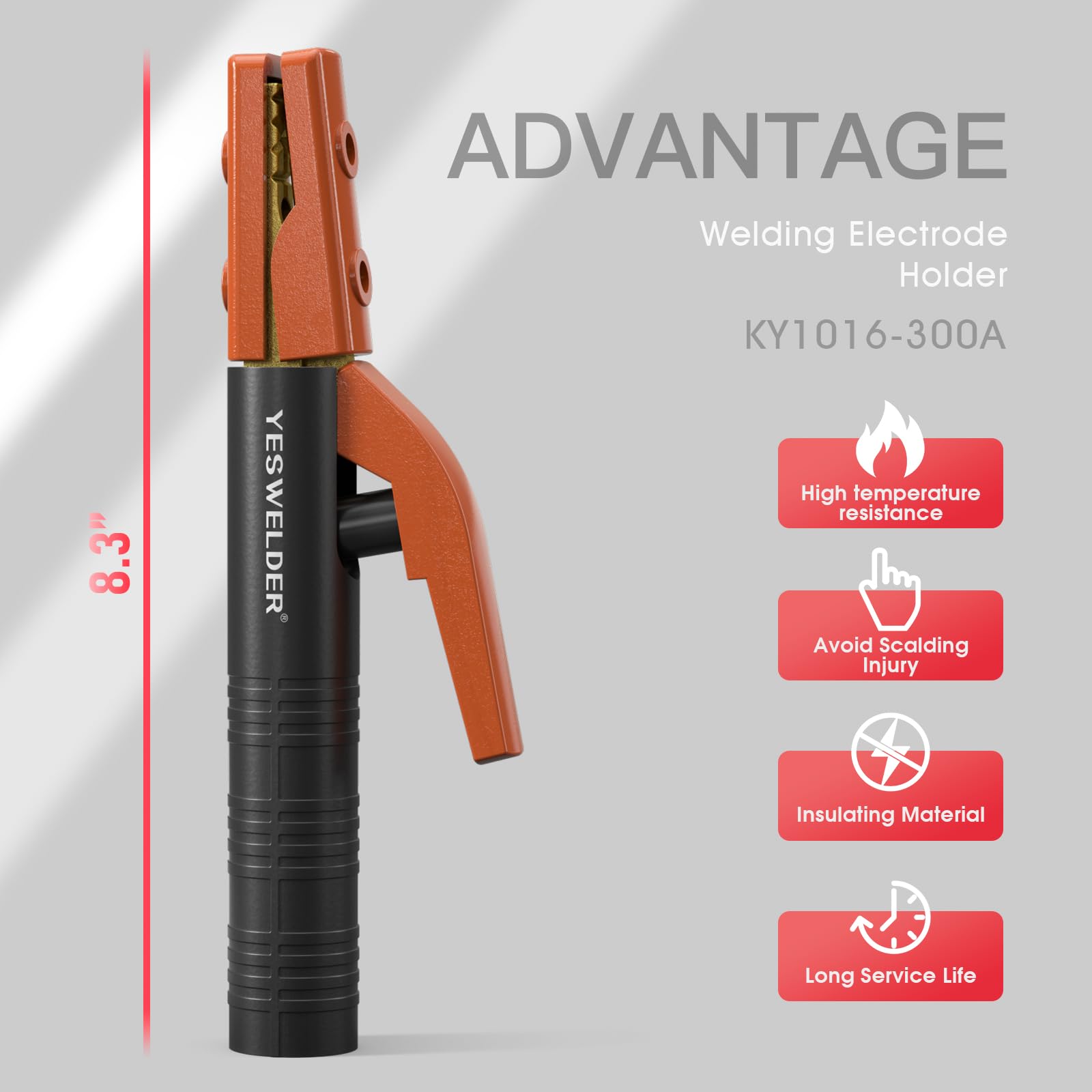 Snapklik.com : YESWELDER Welding Electrode Holder 300Amp For SMAW