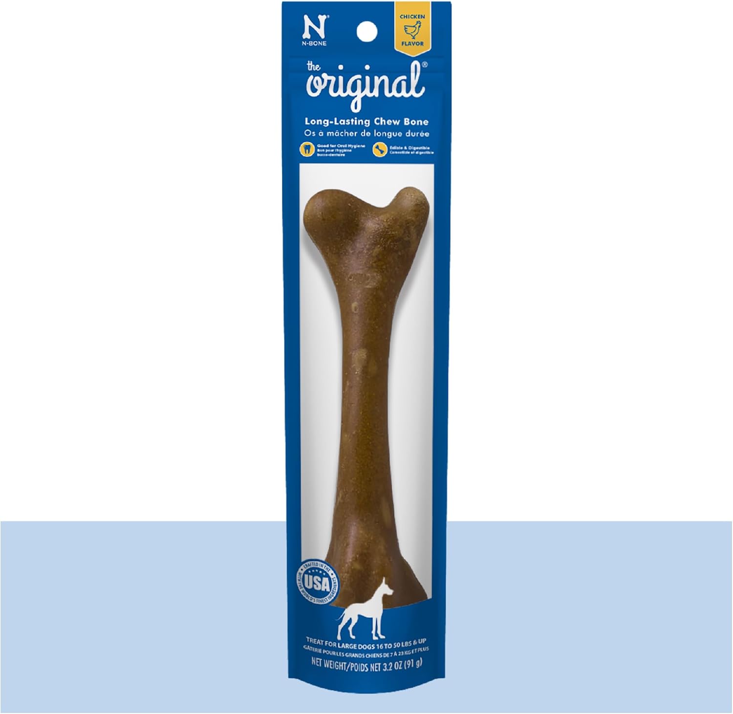 Amazon.com : N-Bone 3.2-Ounce The Original Bagged Bone Treat For Dogs ...