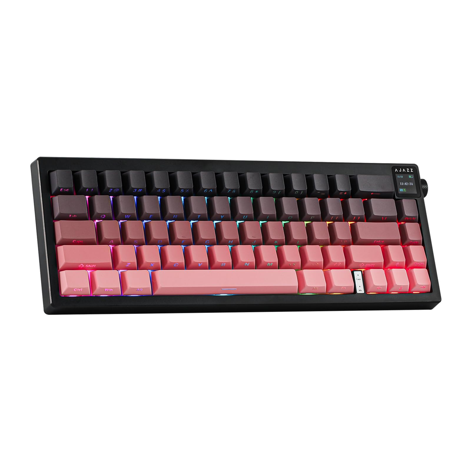Amazon.com: MechLands AJAZZ AK650 65% Gasket Mechanical Keyboard, 3 ...
