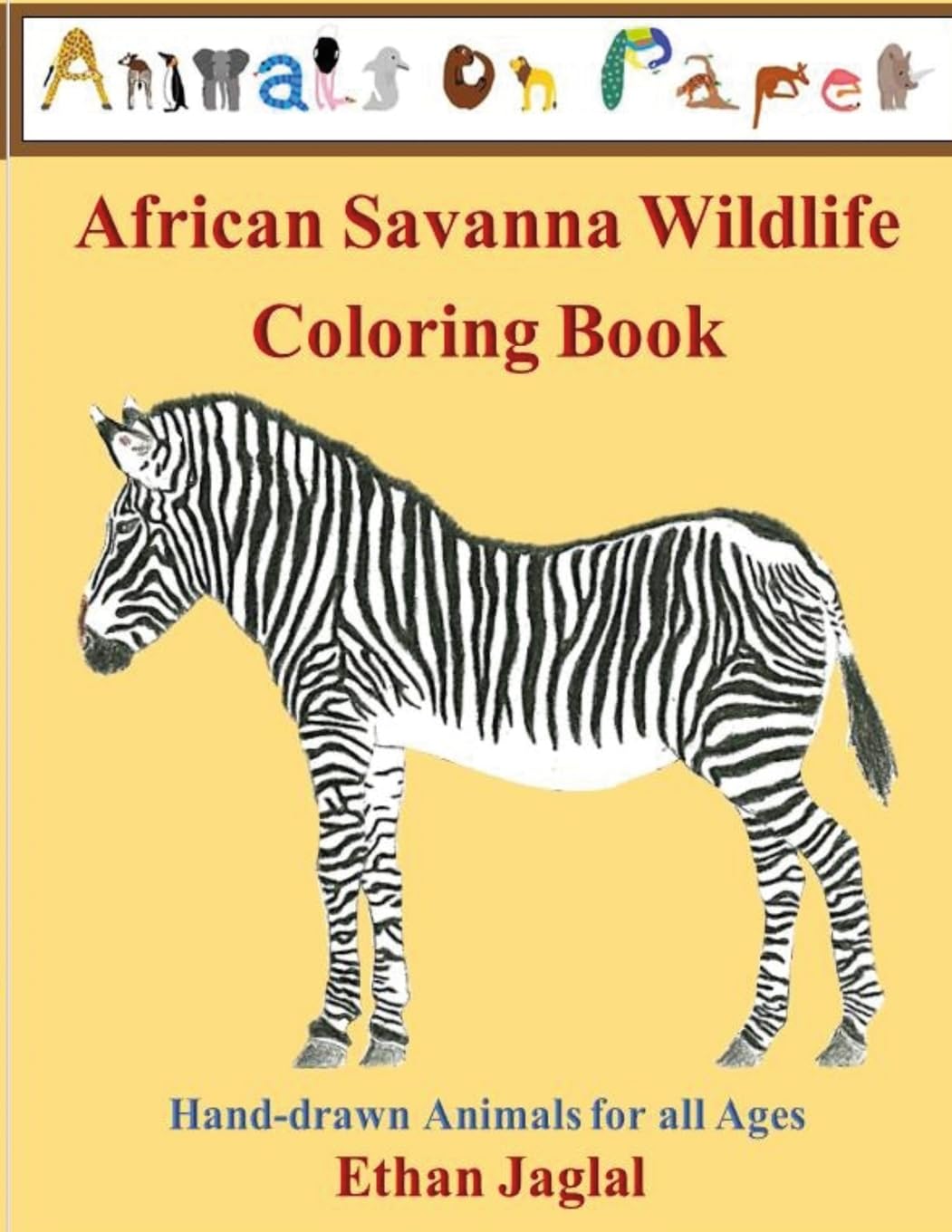 Amazon.com: African Savanna Wildlife Coloring Book: Hand-drawn Animals ...