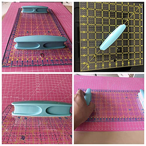 Snapklik.com : HONEYSEW Stick N Ruler Handle Strong Adsorption Ruler ...