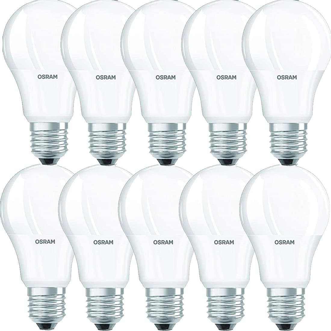Osram E27 LED Value Classic A75 Warm White 10W 2700K Frosted Screw Base ...