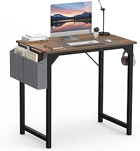 Amazon.com: SMUG Small Computer Desk 32 Inch Office Gaming Study ...