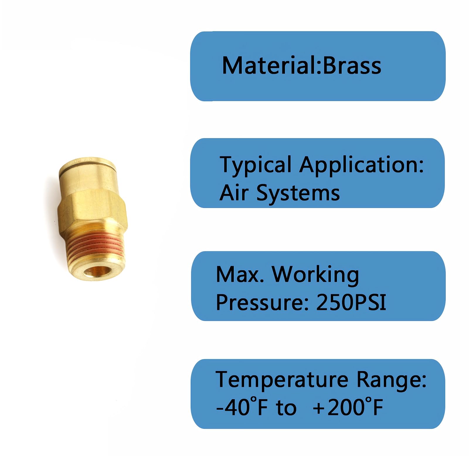 Snapklik.com : TL TOOLEGIN Push-to-Connect Pneumatic Fittings Set - 1/4 ...