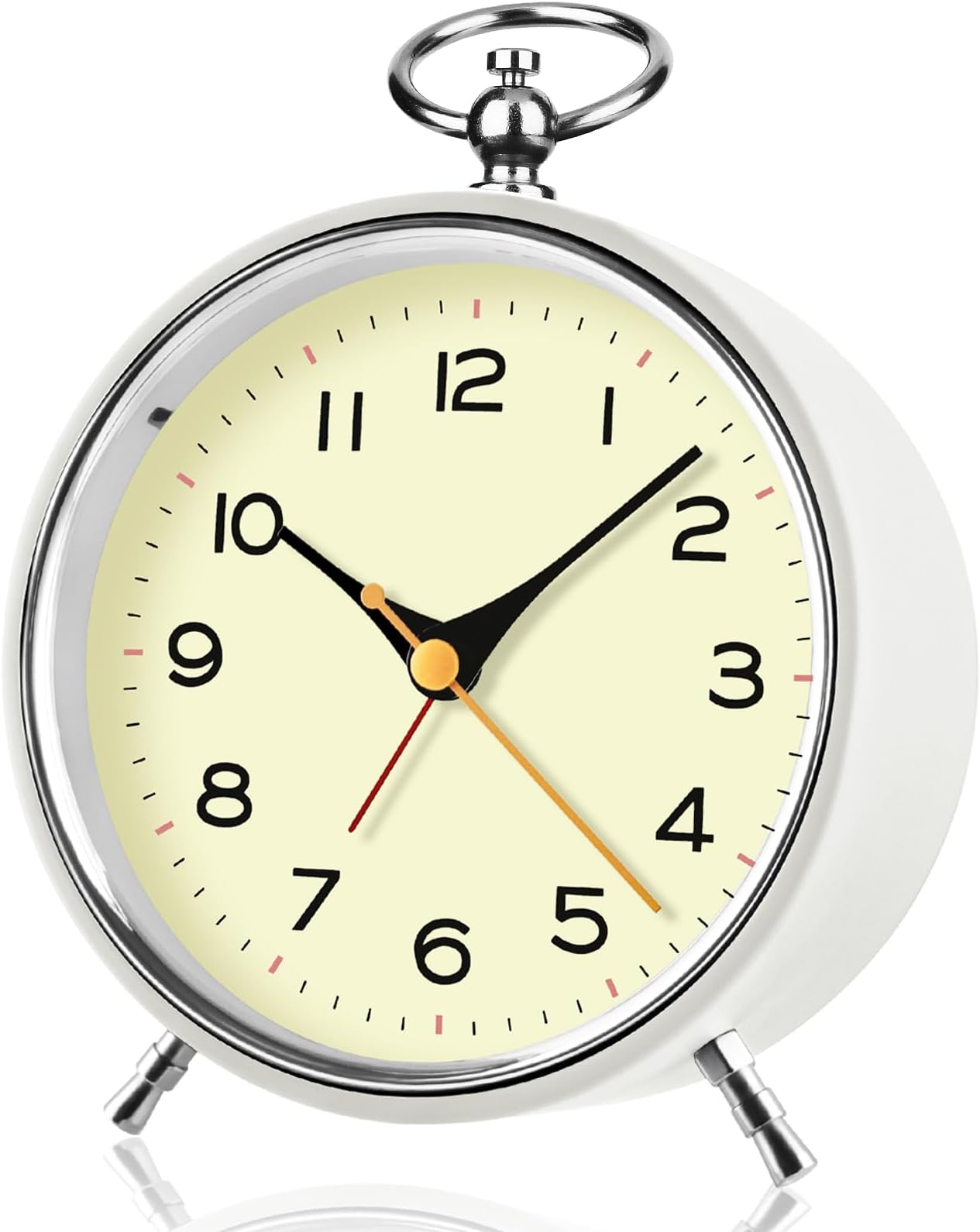 Amazon.de: Unibloom Lautloser Wecker Analog – Wecker ohne Ticken mit ...