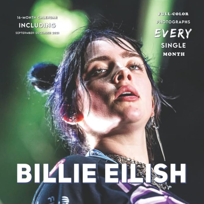 Buy Billie Eilish 2022 Calendar: Billie Eilish Calendar 2022 16-month ...