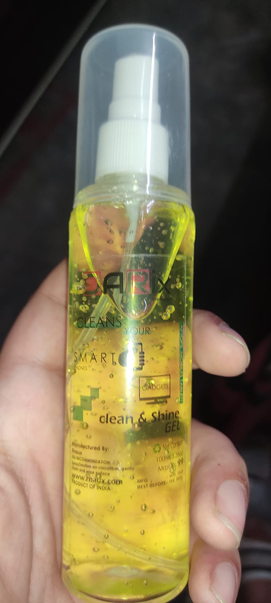 Amazon.in: Buy RFWS Darix Clean & Shine Gel Multi-Purpose LCD Cleaning ...