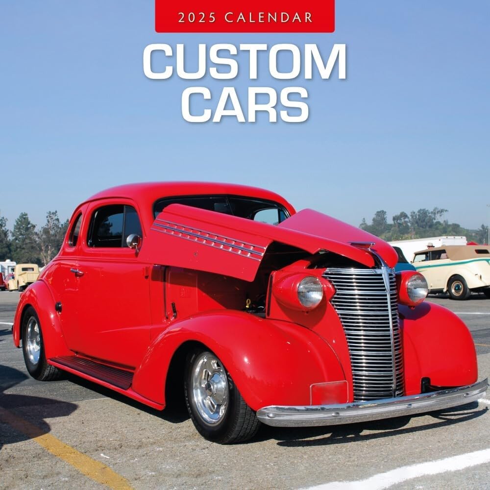 Amazon.com: Red Robin 2025 Custom Cars Monthly Wall Calendar | 12" x 24 ...