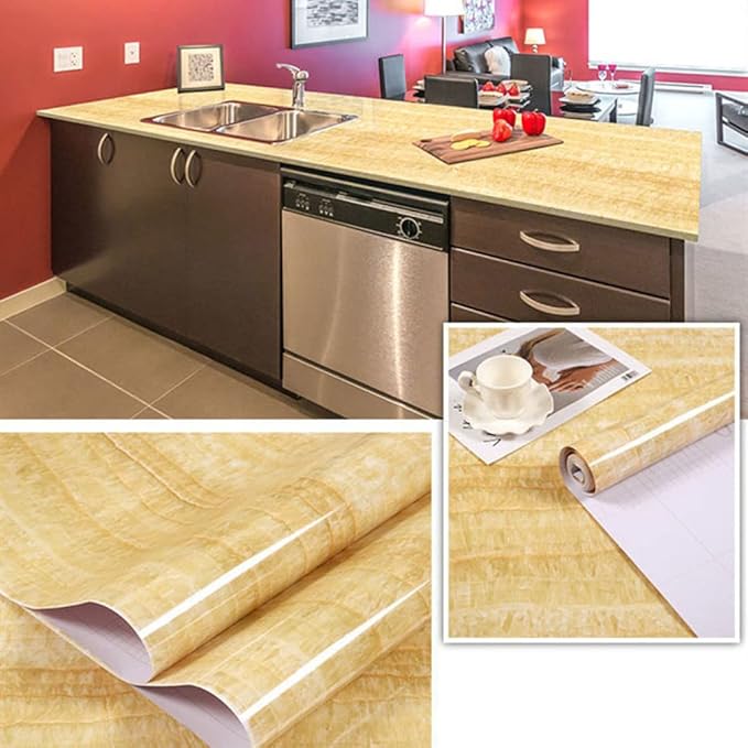 Amazon.co.jp: QQZSG 壁紙 シール 大理石 リメイクシート はがせる おしゃれ 壁紙 シート カッティングシート 光沢あり ウォール 60cm*5m ステッカー 黒 のり付き ...