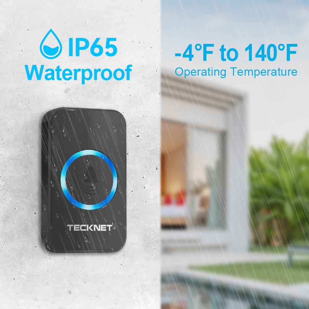 Snapklik.com : TECKNET Wireless Doorbell