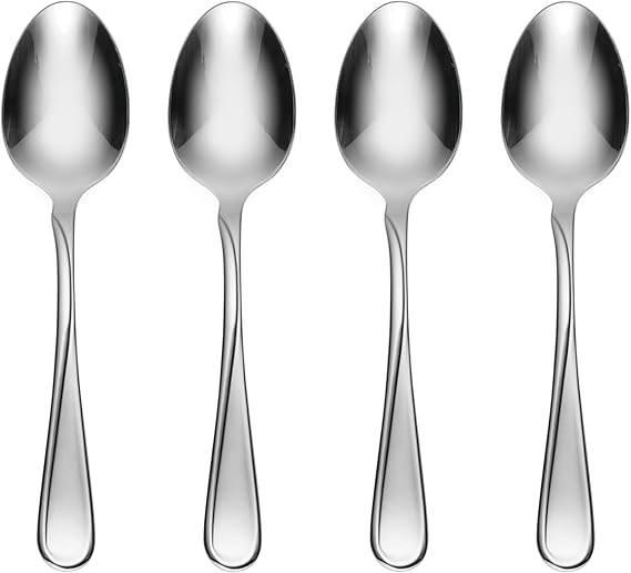 Oneida 2865004D Flight Everyday Flatware Dinner Spoons, Set of 4 ...