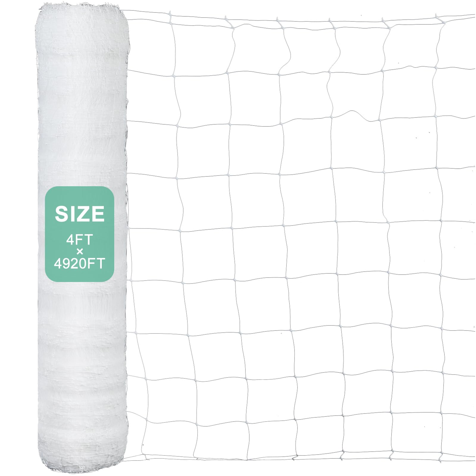 Snapklik.com : Berlune Heavy Duty Trellis Netting Roll 4ft X 4920ft ...