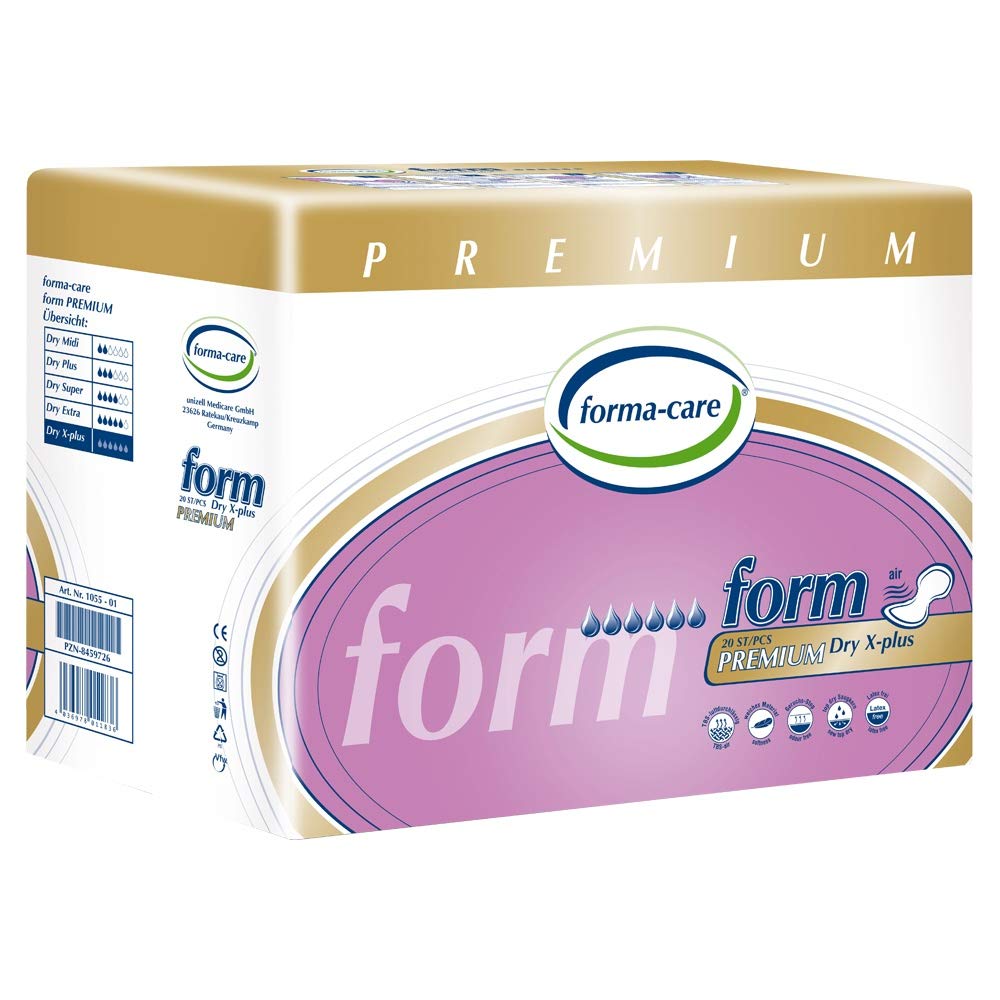 Buy forma-care Form Large Pad Premium Dry X-Plus - 3950ml - Pack of 20 ...
