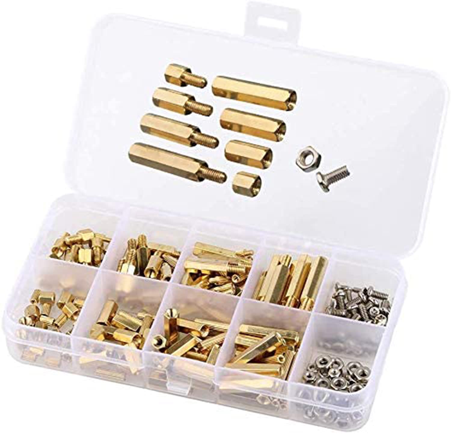 Delfino M3 Pcb Hex Male Female Threaded Brass Standoffs Copper ...