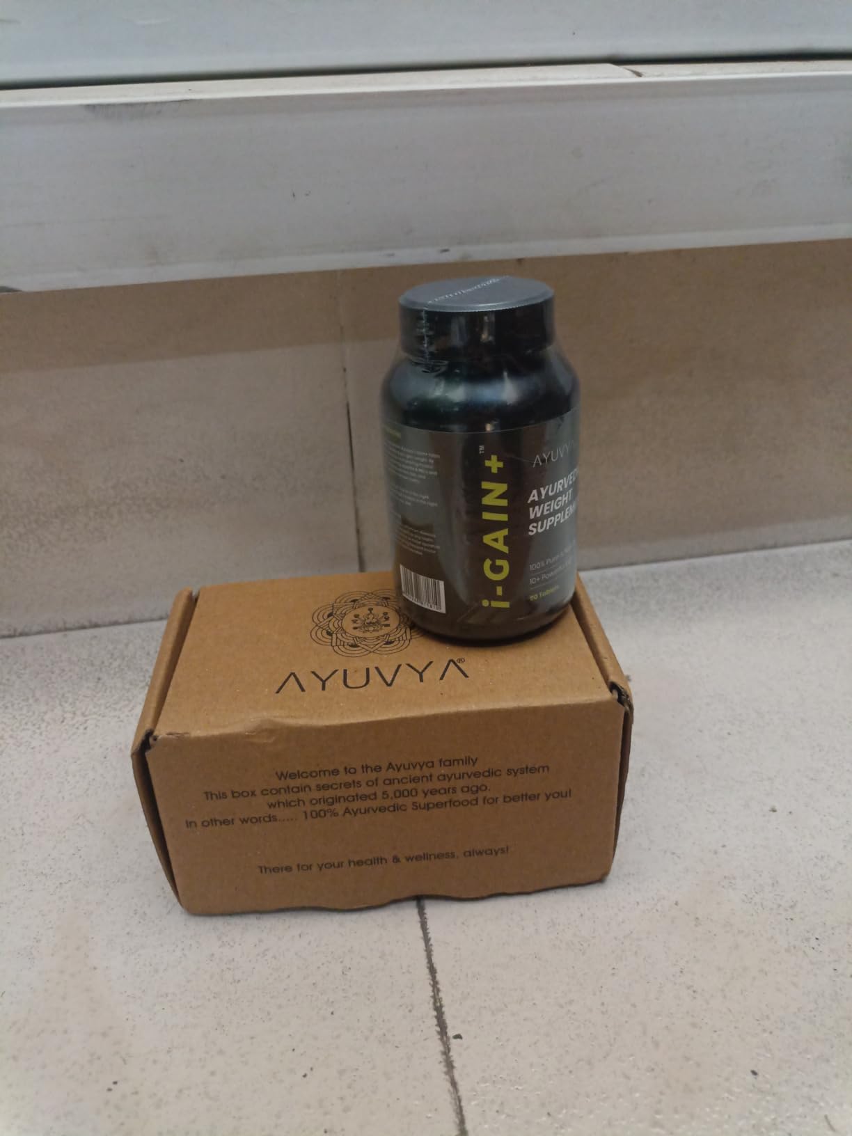 Ayuvya i-Gain+ Ayurvedic Weight Gainer, Increase Muscle Mass & Strength ...
