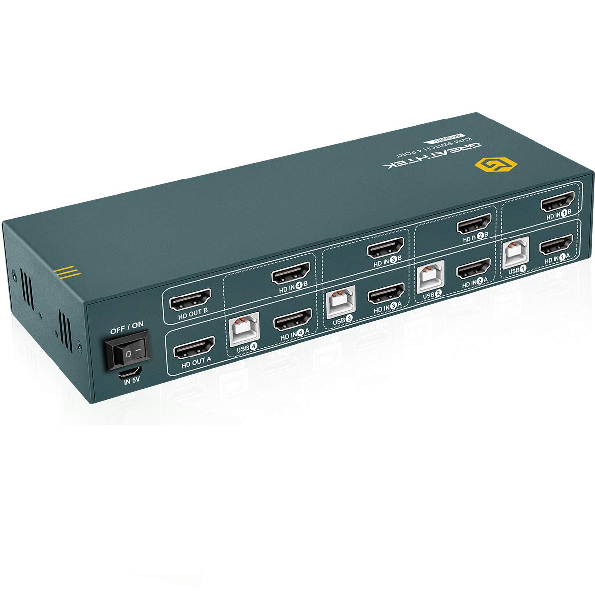 Buy GREATHTEK KVM Switch HDMI Dual Monitor Extended Display 4 Port USB2 0 Hotkey Switch UHD 4K buy-greathtek-kvm-switch-hdmi-dual-monitor-extended-display-4-port-usb2-0-hotkey-switch-uhd-4k