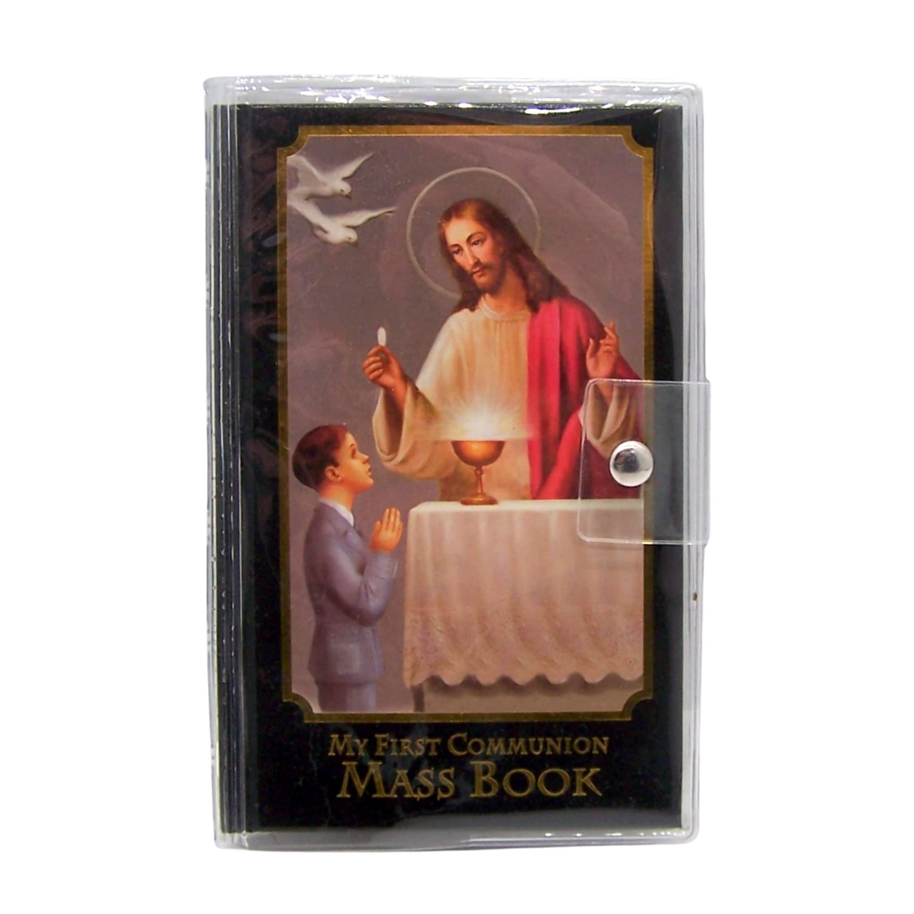 Snapklik.com : Wowser Boys First Communion Black Mass Book