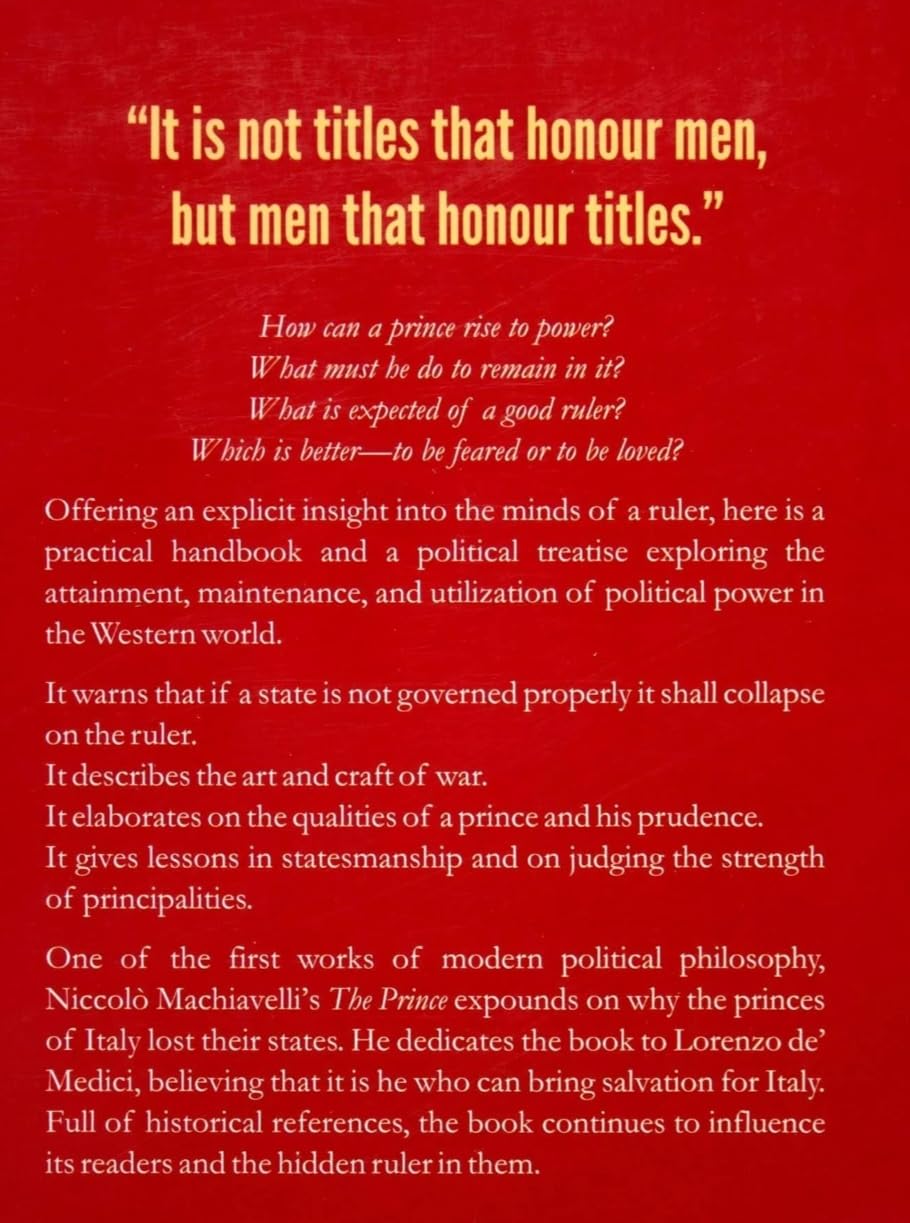 Buy The Prince Book Online at Low Prices in India | The Prince Reviews ...