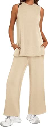 Amazon.com: BB&KK Two Piece Sets for Women Summer Outfits Matching ...