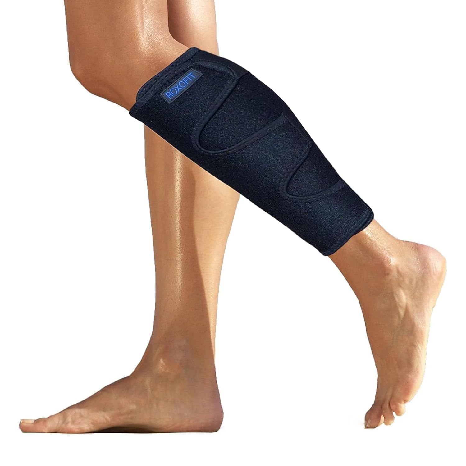 ROXOFIT Calf Brace for Torn Calf Muscle and Shin Splint Pain Relief ...