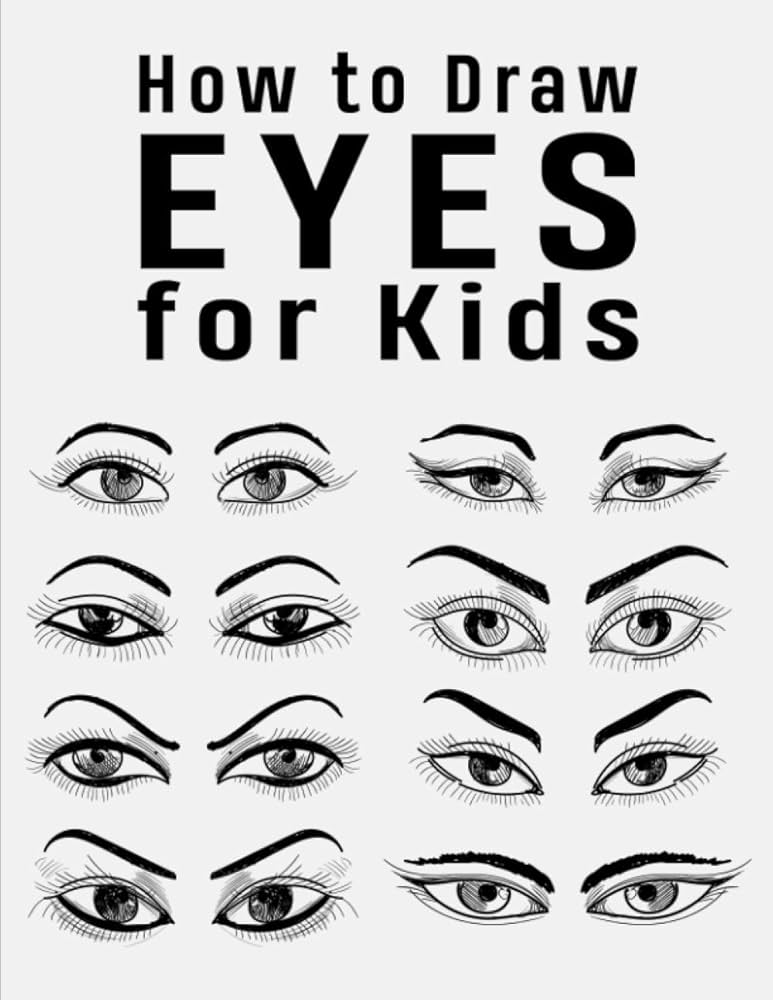 How To Draw Eyes Step By Step For Kids